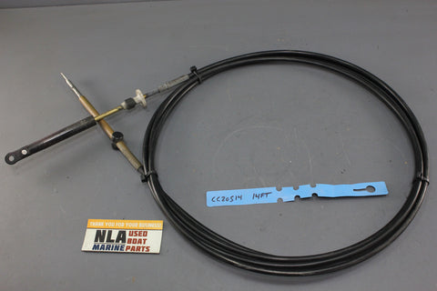OMC Johnson Evinrude Outboard 14' 14ft Shift Throttle Cable CC20514 St ...