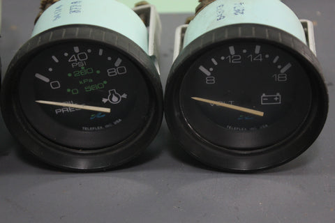 Sea Ray Gauge Set Teleflex Gauges RPM Tachometer Water Temp Fuel – NLA ...