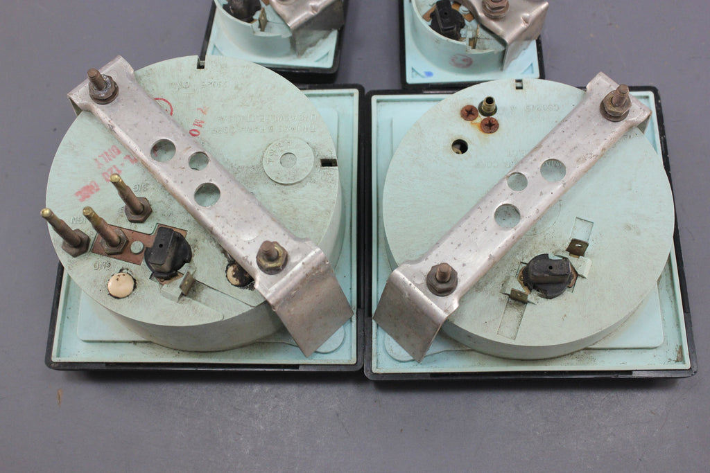 Boat Gauge Set Bayliner US Marine Faria Square Gauges Black RPM Grid F ...