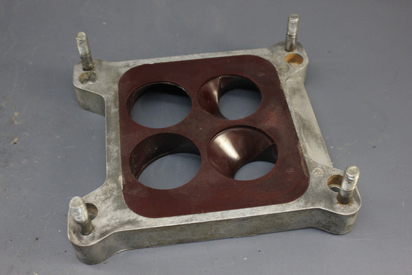 Holley 4-Barrel Carburetor Adapter Spacer Plate to GM Quadrajet Intake ...