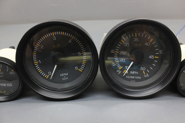 Gauge Set Medallion Gauges RPM Speedometer Voltage Oil Pressure Fuel T ...