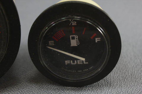 Boat Gauge Set Teleflex Outboard Gauges Bubble RPM Speedometer Voltage ...