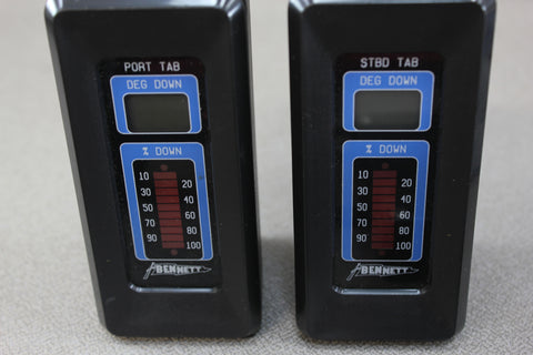 Bennett Trimdicator Kit Trim Tabs Gauge 1980's 12V Actuator Hydraulic ...