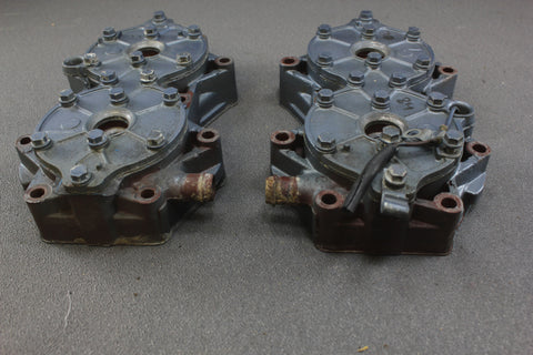 Evinrude Johnson Outboard 1964 75hp Speedifour V4 Cylinder Heads 30726 ...