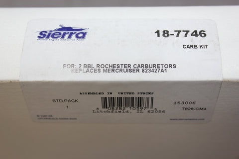 MerCruiser 1351-5204A1 Carburetor Assembly Rochester 2BBL 165hp 4.1L 6 ...