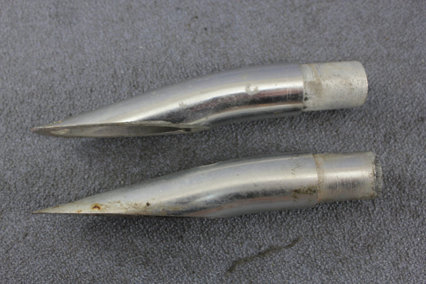 Boat Marine Bow Rail End Base Fitting Tubing Hardware Vintage Mount 5 ...