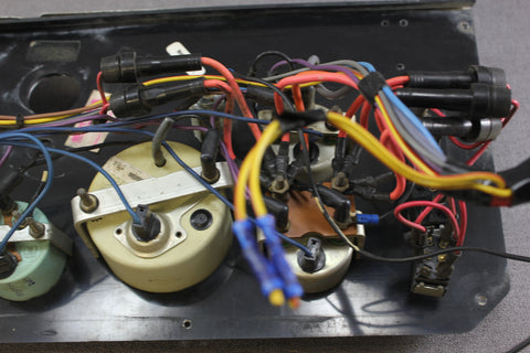 Boat Rinker Panel Gauges Cluster Dash Medallion RPM Speedometer Tachom ...