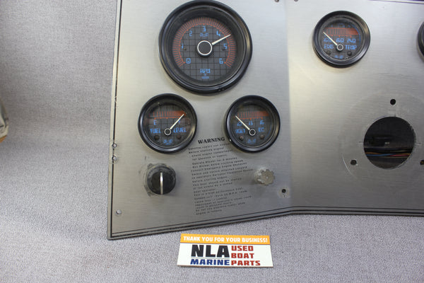Boat Marine Panel Gauges Cluster Dash Medallion RPM Speedometer Tachom ...