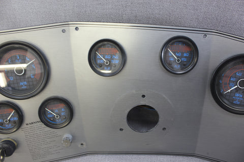 Boat Marine Panel Gauges Cluster Dash Medallion RPM Speedometer Tachom ...