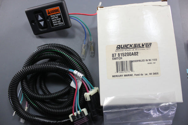 Mercury 87-815200A02 Transom Mounted Remote Trim Switch Kit Mariner Ou ...
