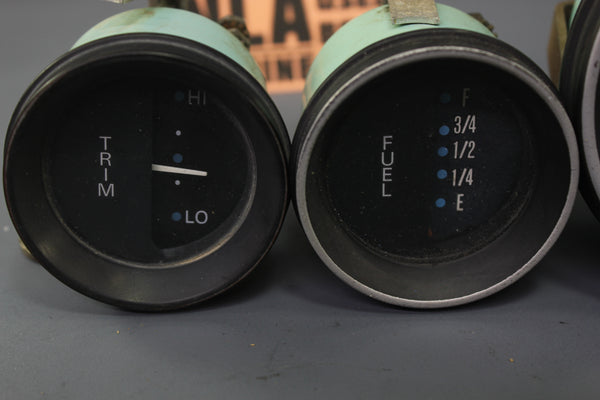 Boat Gauge Set Teleflex Aquameter Gauges RPM Tachometer Oil Fuel Water ...