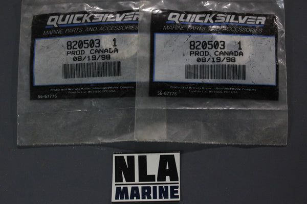 Mercury 820503-1 Sportjet Bucket Rudder Anode SET OF TWO 240 EFI 200 D ...