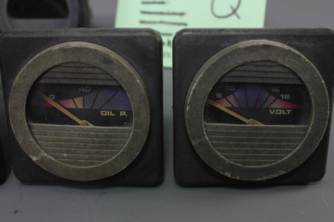 Boat Gauge Set Teleflex Bayliner Multi Color Gradient Speedometer Tach ...