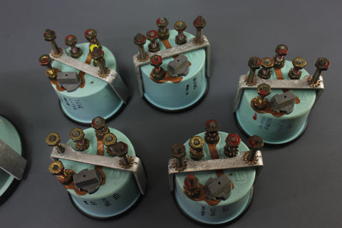 Larson Boat Gauge Set Teleflex Black Blank Face White Needle RPM Speed ...