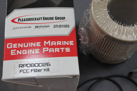 Pleasurecraft Marine RP080026 Crusader FCC Filter Kit Fuel Control Cel ...
