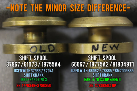 MerCruiser 23-30617A2 77481 19755A2 Shift Spool Shaft Crank Alpha One ...